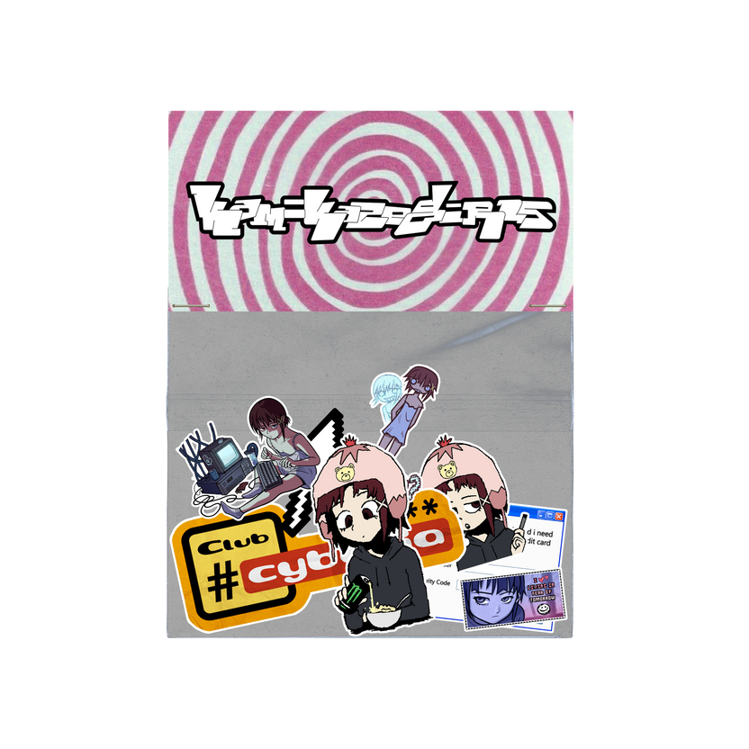 lain sticker pack – kmkzgrls